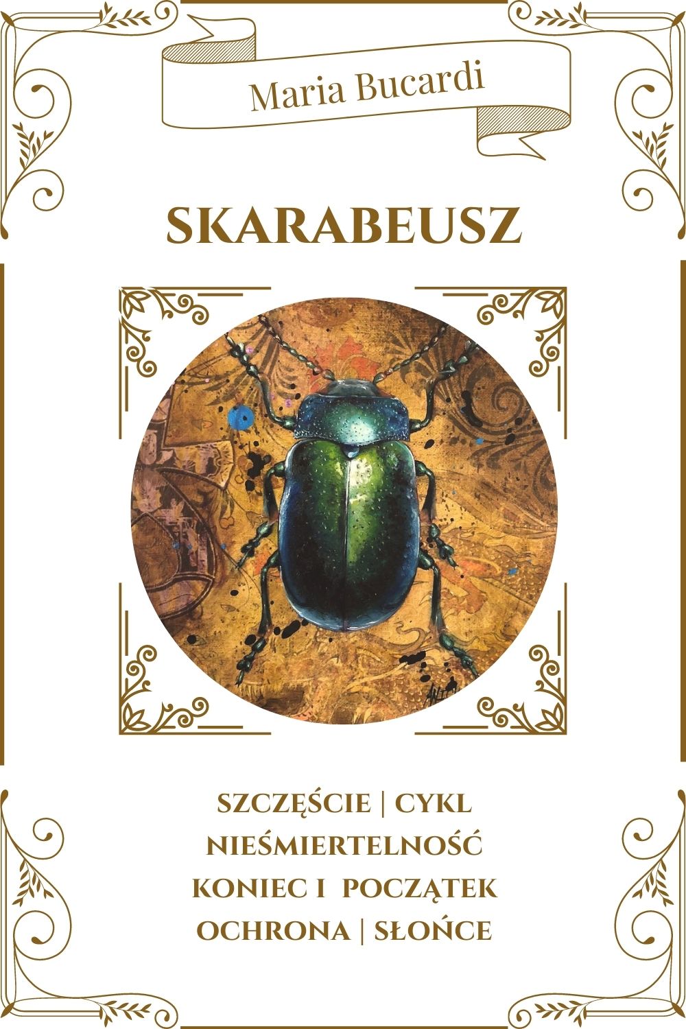 Skarabeusz Karta Zwierzę Mocy I Maria Bucardi-4 | Maria Bucardi ...