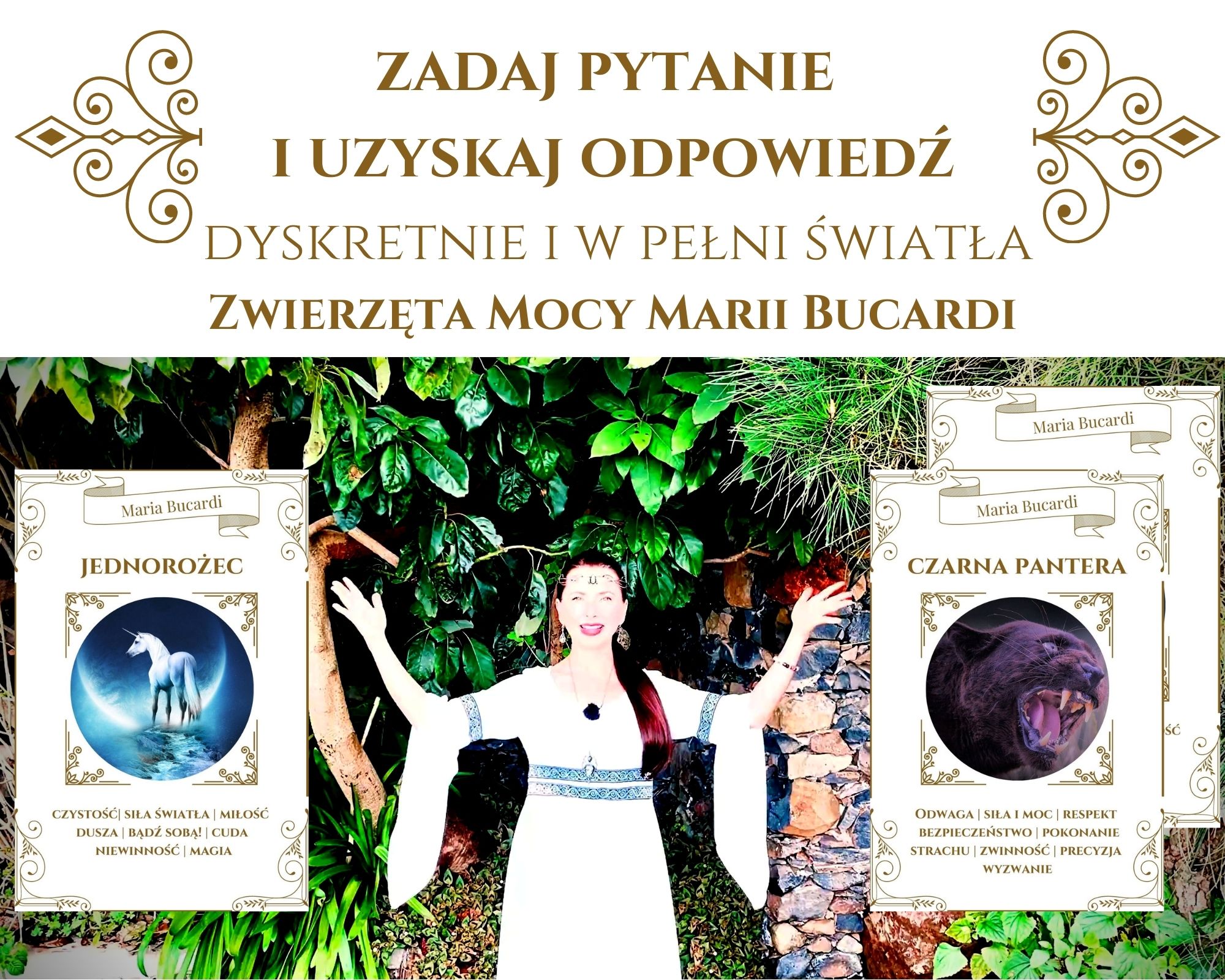 orakel zwierzeta Mocy Marii Bucardi (1) – Maria Bucardi | Odkryj magię